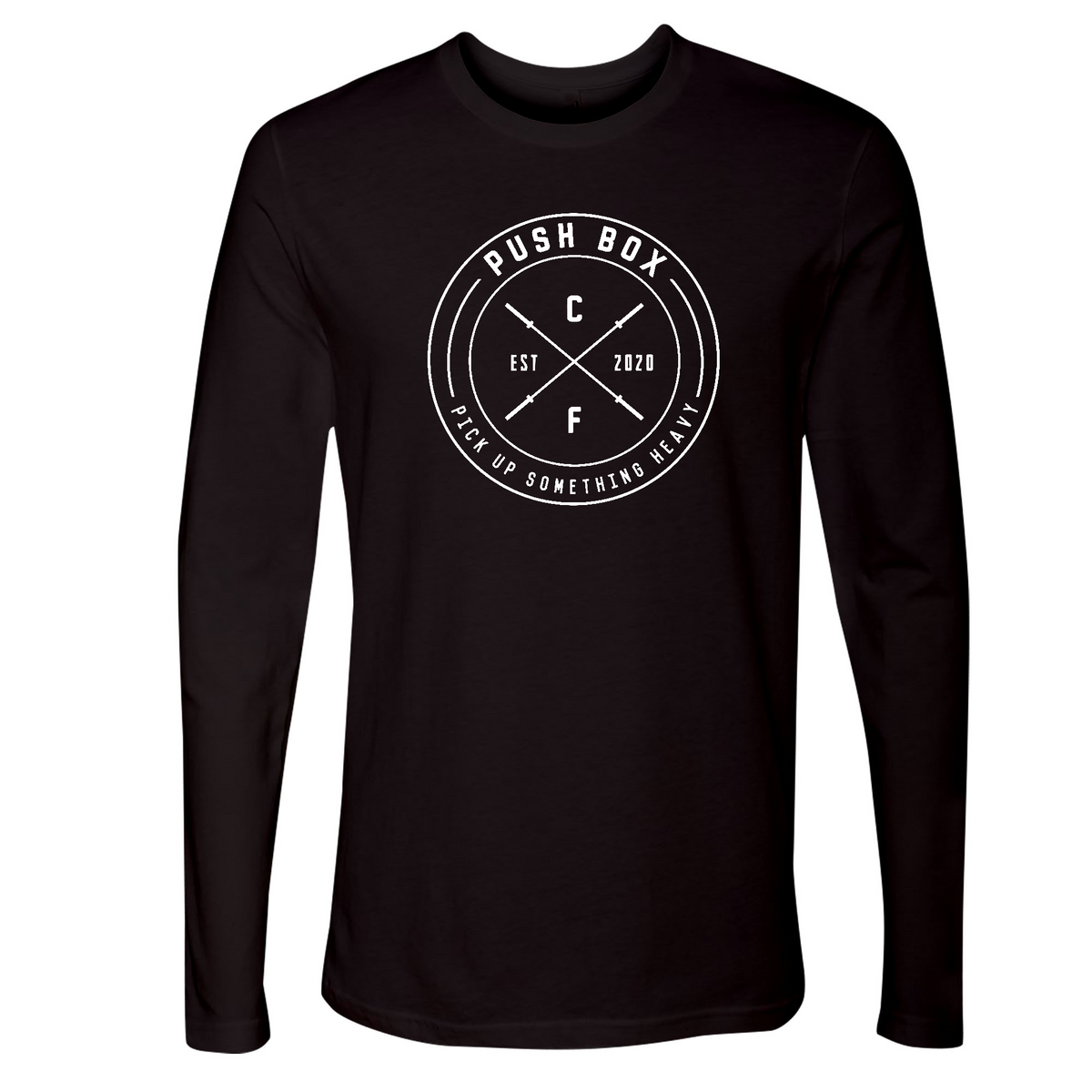 CrossFit Apparel Fully Amped | Round Cotton Long Sleeve T-Shirt | Mens ...
