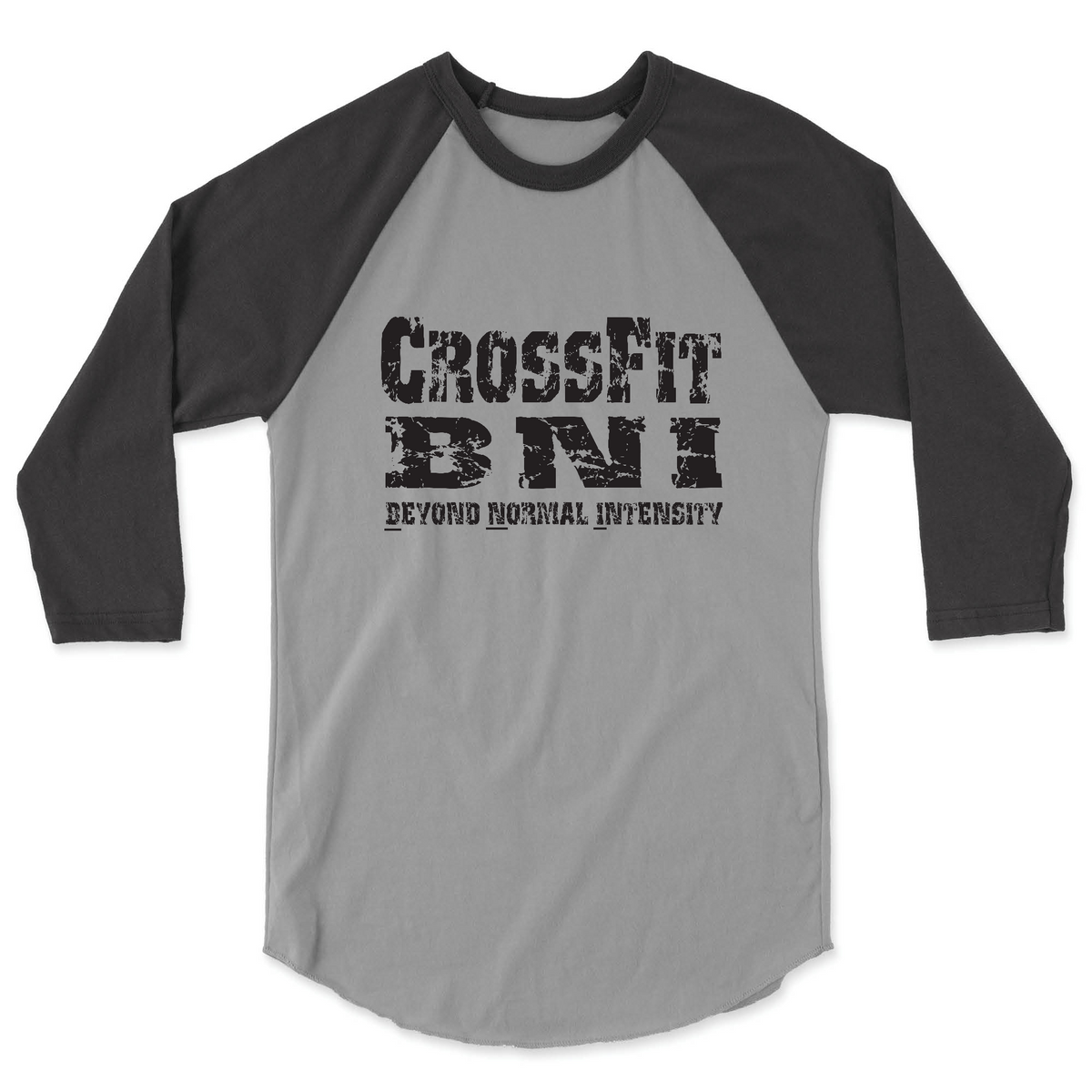 crossfit men's baseball tee — Fully Amped