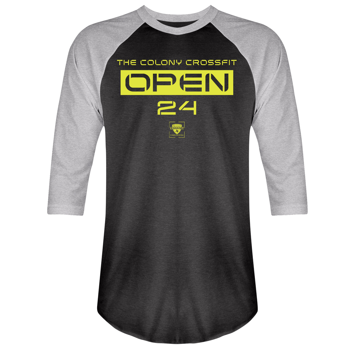 crossfit men's baseball tee — Fully Amped
